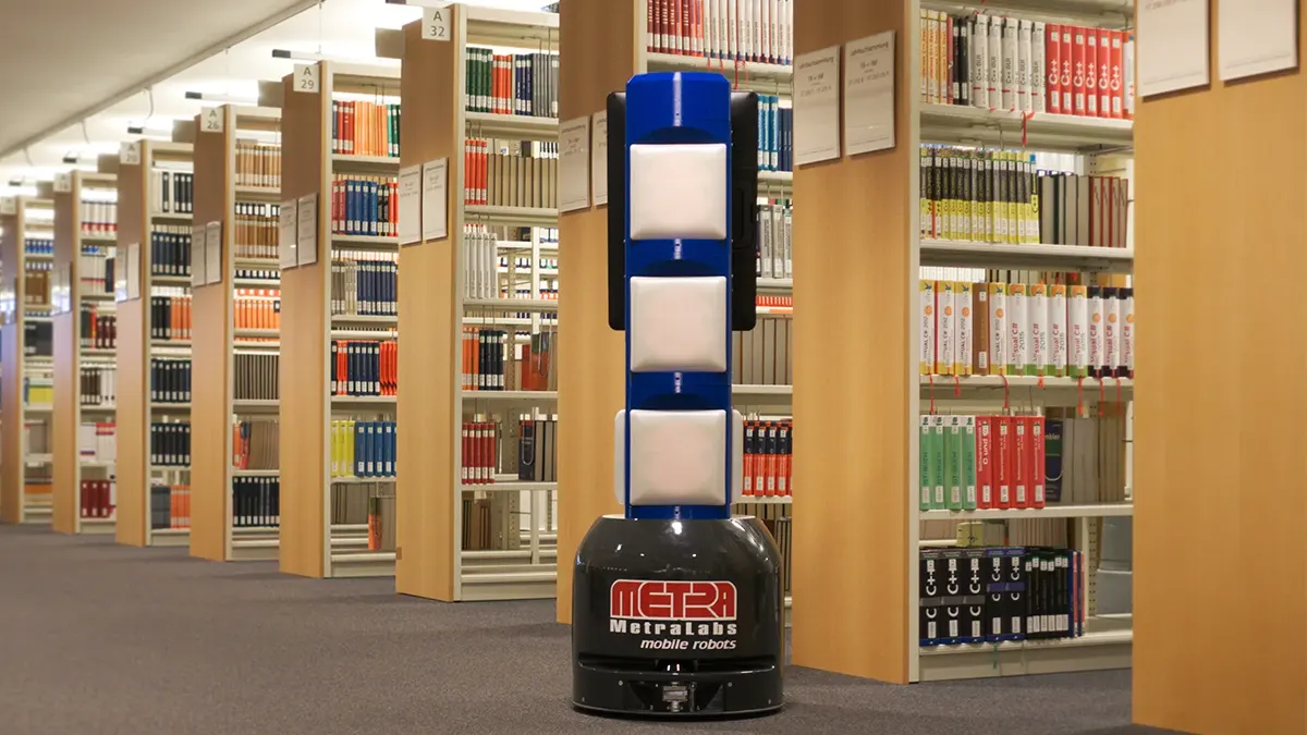 Inventory and service with RoboLibri - MetraLabs